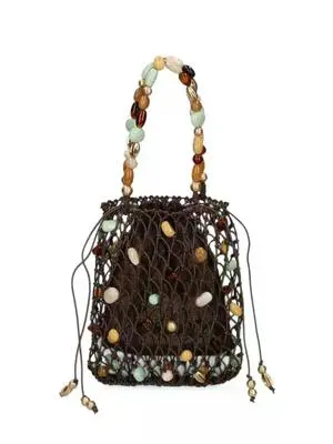 Cult Gaia Mercier Mini Tote - Brown