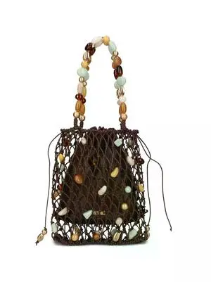 Cult Gaia Mercier Mini Tote - Brown