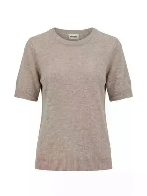 NOTSHY Short-sleeve Cashmere Sweater - Neutrals