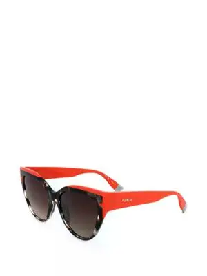 Furla Cat-eye Tortoiseshell-effect Sunglasses