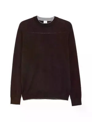 Eleventy Round-neck Sweater - Red