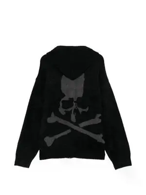 MASTERMIND WORLD Skull-printed Zip-up Hoodie