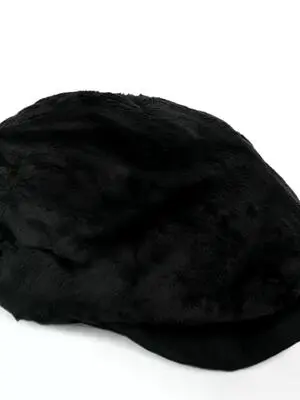 Junya Watanabe Faux-fur Flat Cap