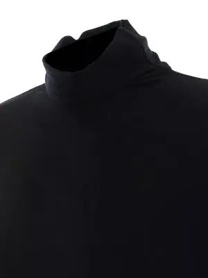 THOM KROM Contrast Stitch Roll Neck Sweater