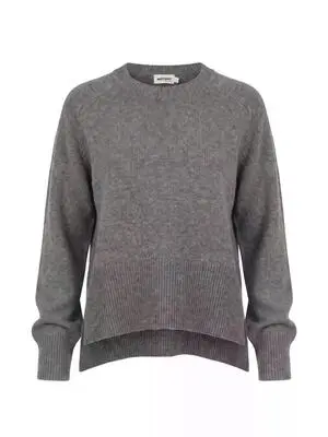 NOTSHY Ribbed-trim Cashmere Sweater - Grey