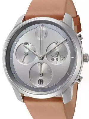 Movado Chronograph Watch With -tone Dial