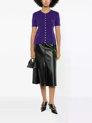 AGNES B. Short-sleevecardigan