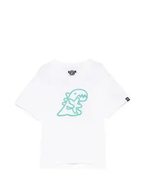 AGNES B. Dinosaur Print T-shirt - White