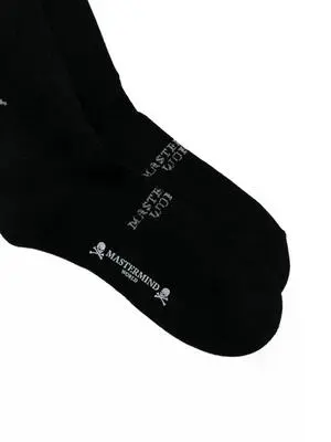 MASTERMIND WORLD Skull Intarsia Logo Socks