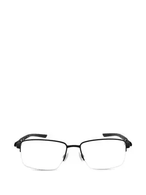 Nike Semi-rimless Rectangle-frame Glasses - Black