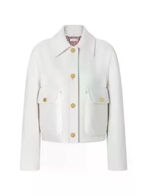Thom Browne Bell-sleeve Jacket - White