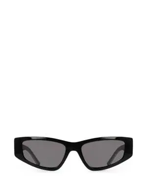 Dkny Logo Plaque Rectangle Frame Sunglasses