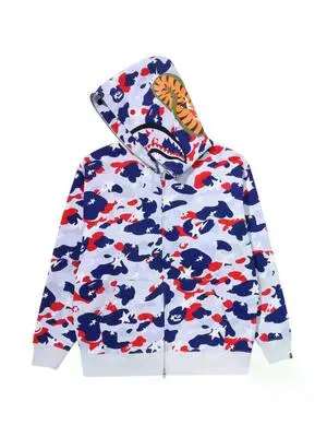 A BATHING APE Shark Camouflage Hoodie