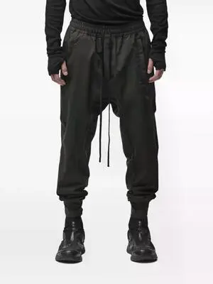 THOM KROM Drawstring-waist Drop-crotch Trousers