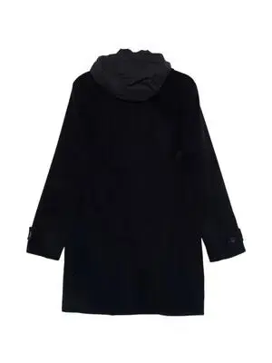 Paul & Shark Hooded Single-breasted Coat - Blue
