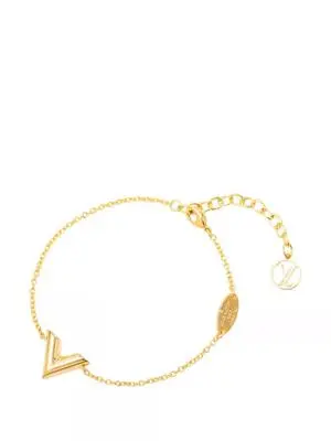 LOUIS VUITTON 2020 Plated Essential V Bracelet Costume Bracelet