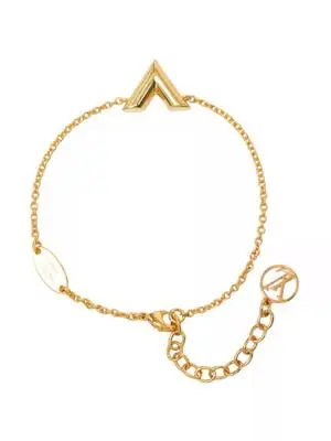 LOUIS VUITTON 2020 Plated Essential V Bracelet Costume Bracelet