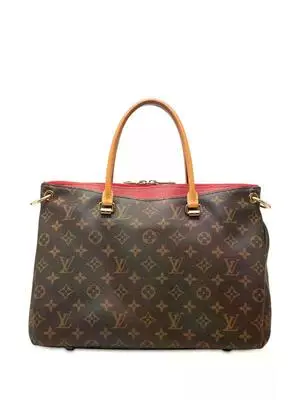 LOUIS VUITTON 2016 Monogram Pallas Mm Satchel - Brown