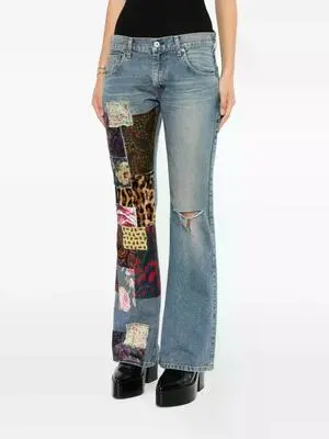 Junya Watanabe Patchwork Distressed Jeans
