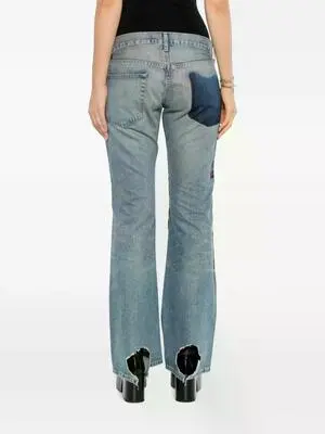 Junya Watanabe Patchwork Distressed Jeans