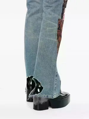 Junya Watanabe Patchwork Distressed Jeans