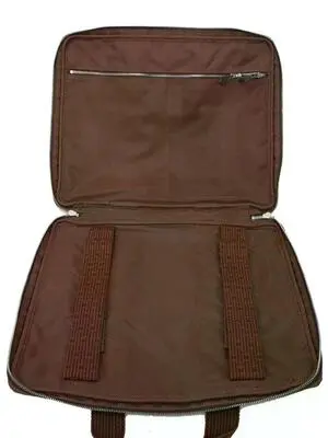 Hermès 1990-2010 Canvas Herline Porte Documents Business Bag
