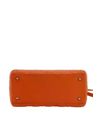 Dior 2000-2026 Medium Lambskin Cannage Lady Satchel