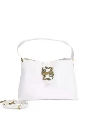 Just Cavalli Snake-plaque Shoulder Bag - White