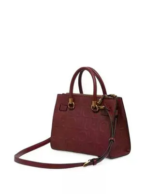 Liu Jo Logo-embossed Leather Satchel Bag