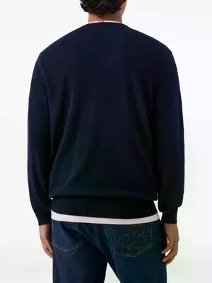 MC2 SAINT BARTH Regent Cashmere Crew-neck Sweater - Blue