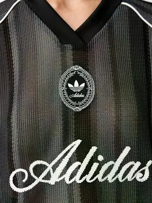 Adidas Logo-embroidered Mesh T-shirt