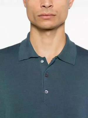 Canali Long-sleeve Polo Sweater