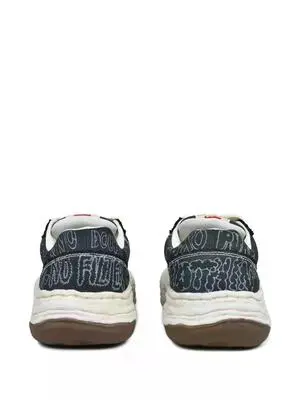 Mihara Yasuhiro Oliver Og Sole Graffiti Printed Canvas Low-top Sneakers