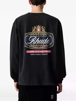 Rhude Logo-print Long-sleeve T-shirt
