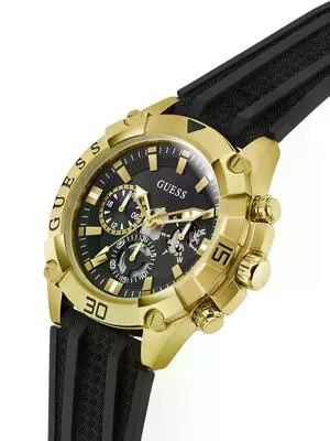 Guess Gold-tone Analog Watch - Black