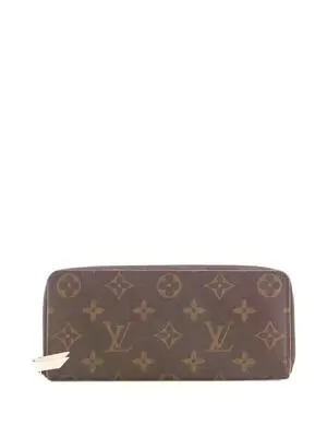 LOUIS VUITTON Clemence Wallet Monogram Canvas Small Wallets - Brown