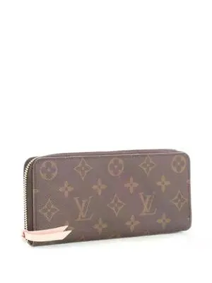 LOUIS VUITTON Clemence Wallet Monogram Canvas Small Wallets