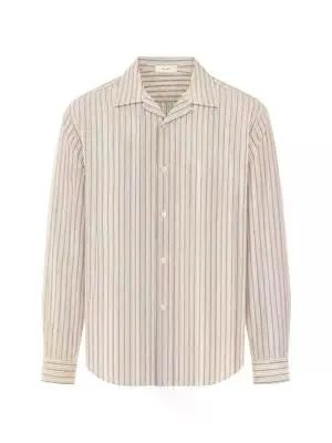 THE ROW Vanja Striped Shirt - Neutrals