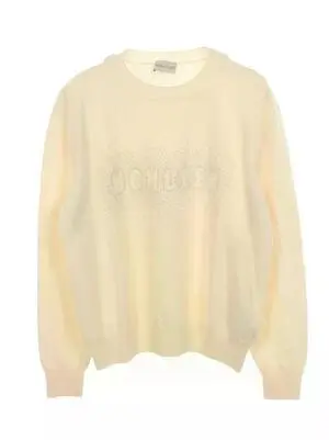Moncler 2010s Logo-stud Sweater - Neutrals