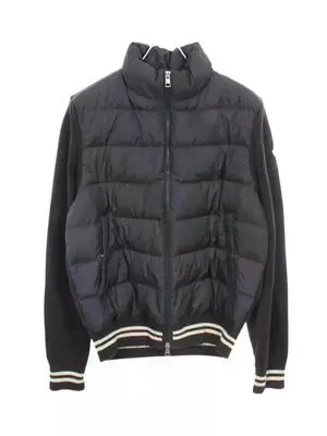 Moncler 2010s Knit Down Jacket - Black
