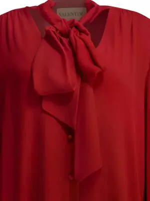 Valentino Garavani Pussy-bow Button-up Shirt