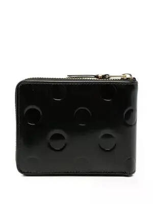 Comme Des Garçons Embossed Polka-dot Wallet