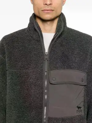 Maison Kitsuné Fleece Panelled Jacket