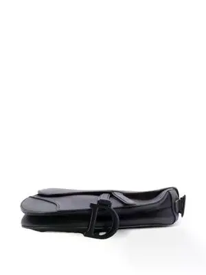 Dior Ultra Matte Saddle Handbag - Black