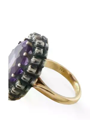 LB EXCLUSIVE Amethyst And Diamond Ring