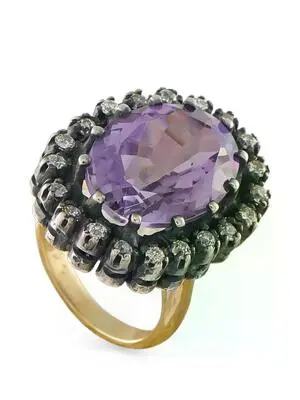LB EXCLUSIVE Amethyst And Diamond Ring