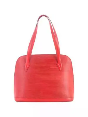 LOUIS VUITTON Lussac Handbag Epi Leather Shoulder Bag - Red