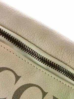 Gucci Logo Printed Leather Medium Belt Bag - Neutrals