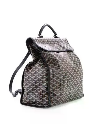 Goyard Saint Léger Briefcase Coated Canvas Backpack