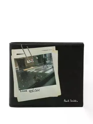 Paul Smith Photographic-print Bi-fold Wallet - Black